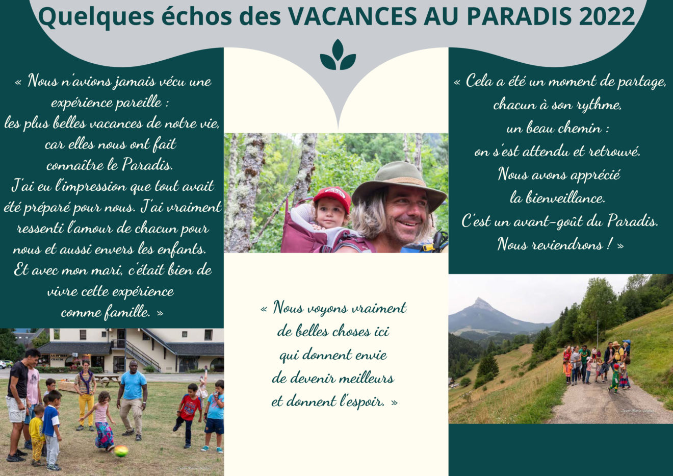 Vacances au paradis – Mouvement des Focolari